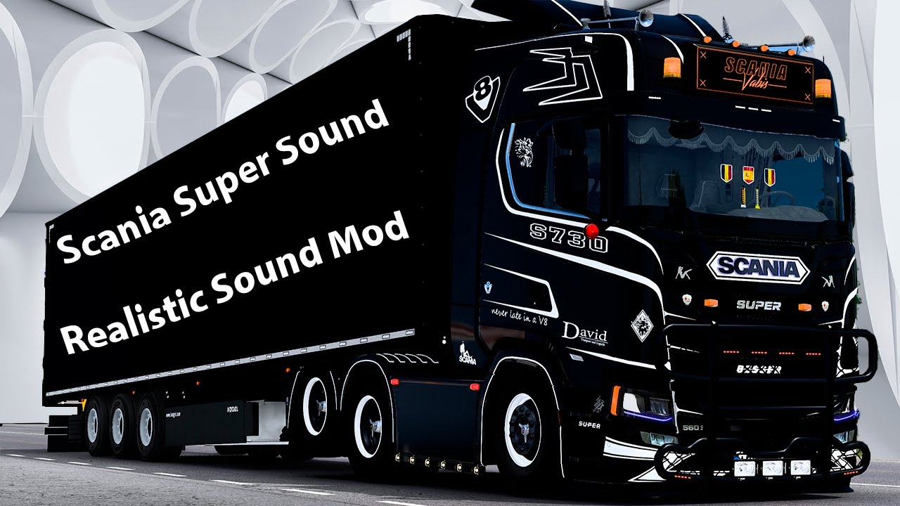 ETS2 The Most Realistic Scania Super Sound Mod 1.51 - YouTube