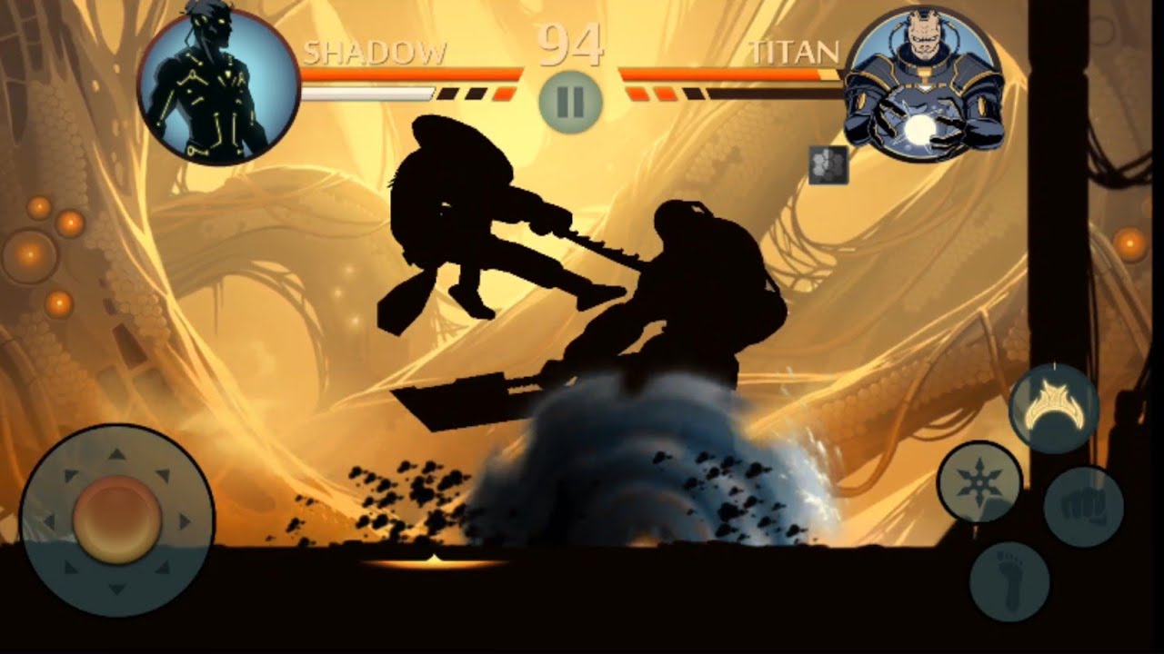 Shadow fight 2 / A massive battle between Shadow and Titan👺🥶? - YouTube
