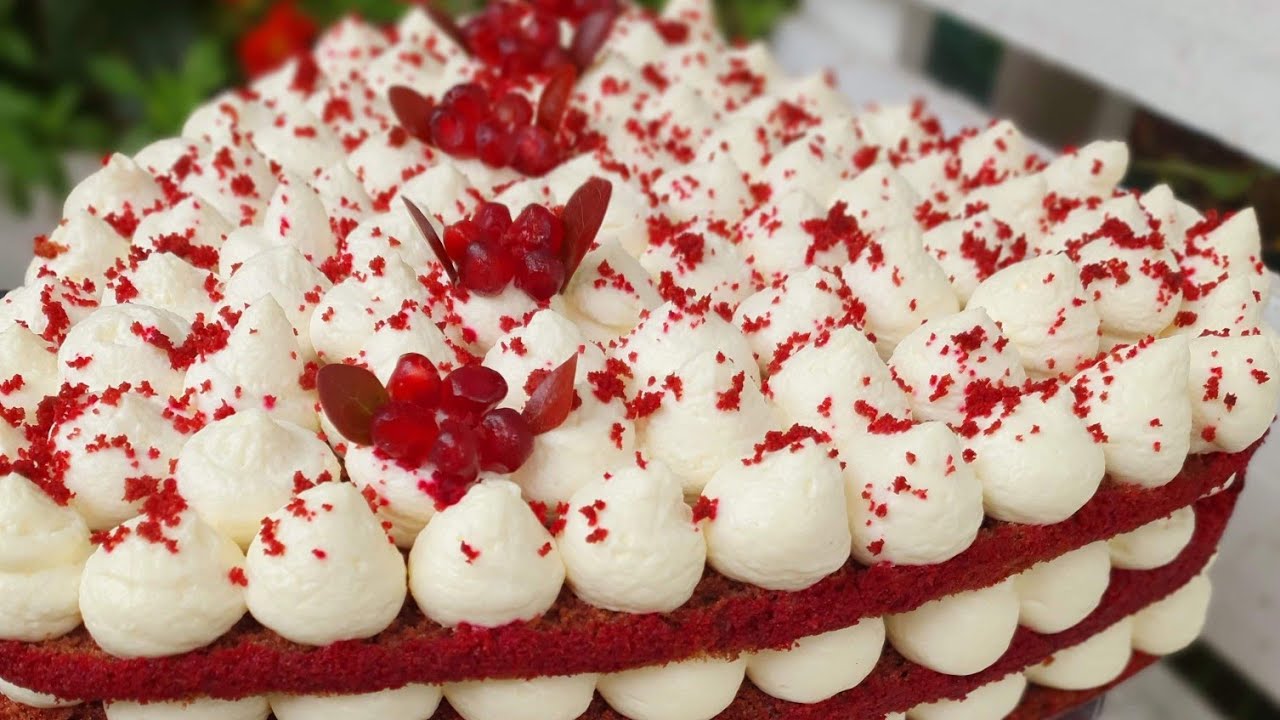 Tort Red Velvet cake ♥ - YouTube