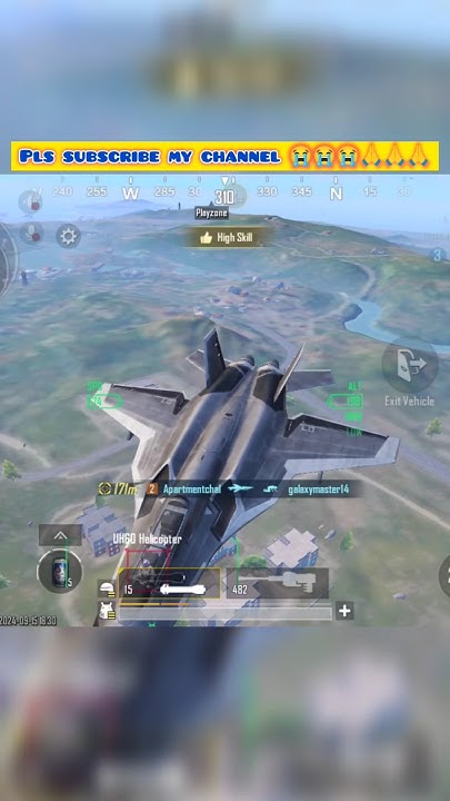 Fight & finish enemy armed chopper with my Jet fighter 💥💥💥 continue game play 👉👉👉#bgmi # ...