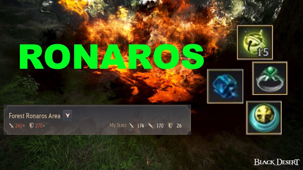 Beginning Ronaros Grind | BLACK DESERT ONLINE - YouTube