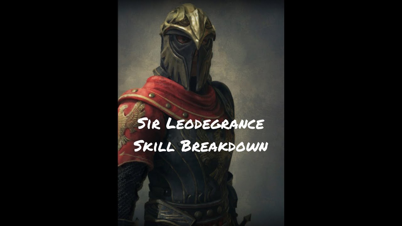 King Arthur: Knight's Tale - Leodegrance Skill Breakdown - YouTube