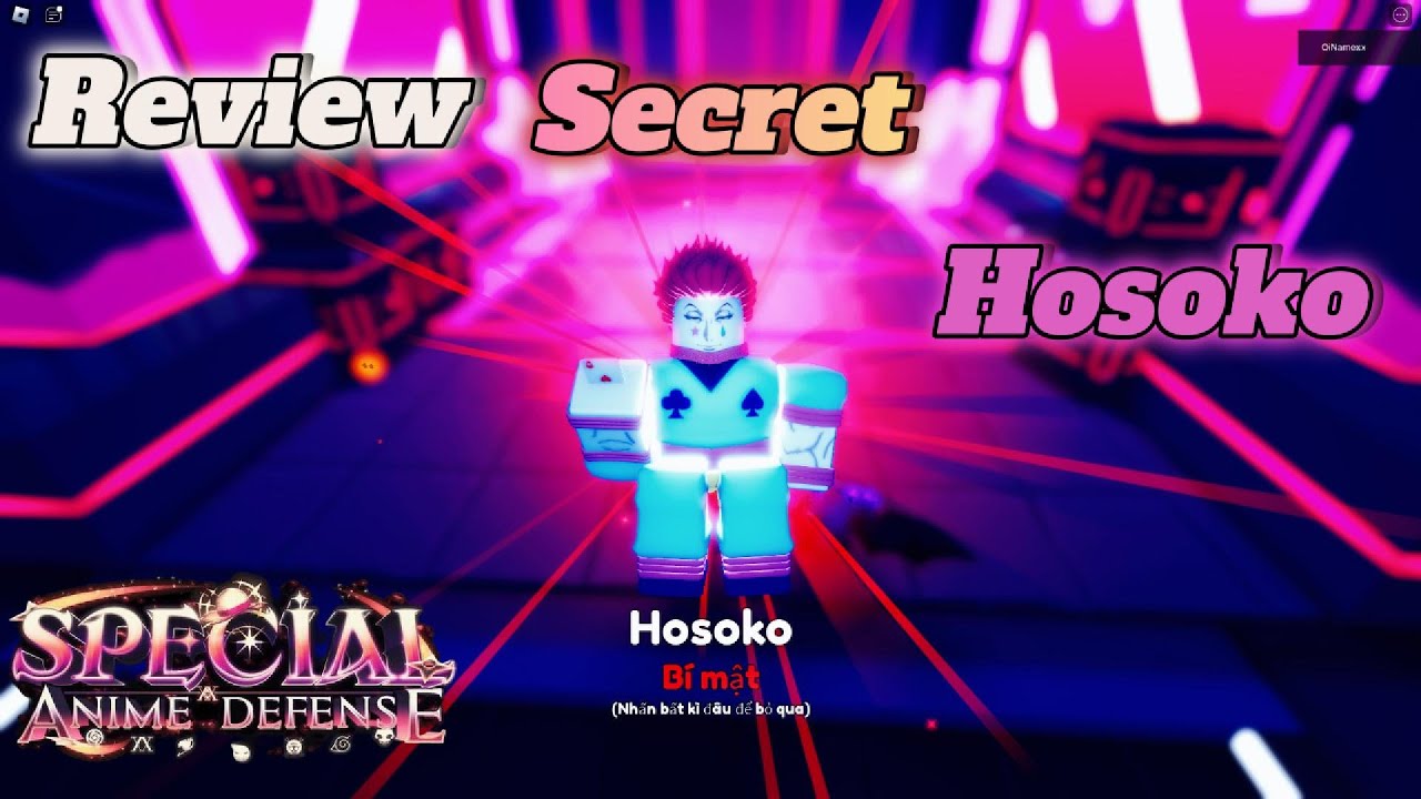 Review secret hosoko special anime defense - Vũ trụ GameXplorer - YouTube