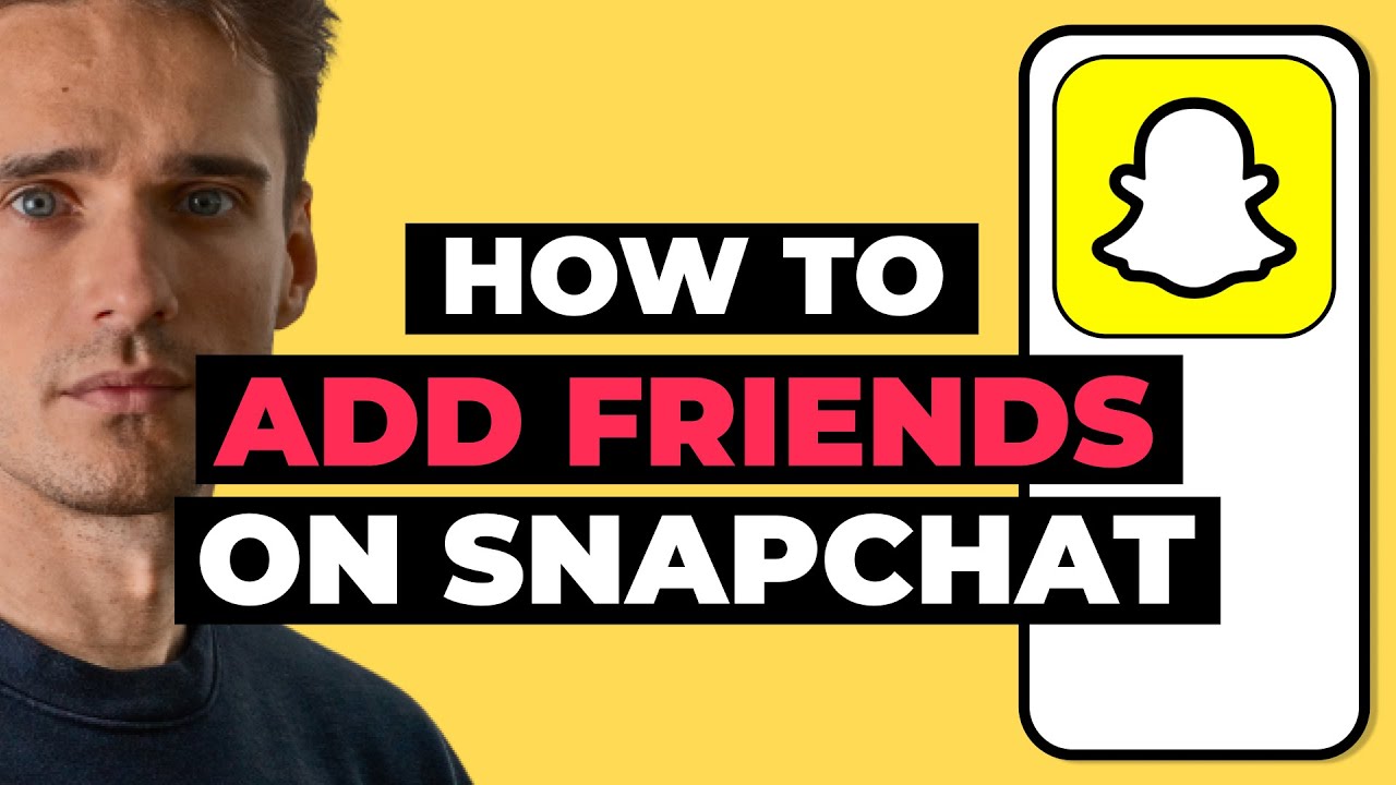 How To Add Friends On Snapchat - 2023 - YouTube