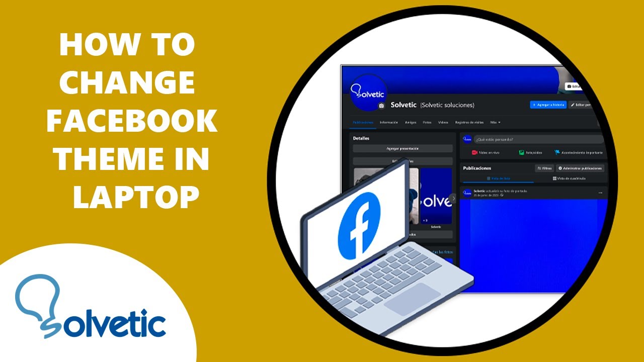 How To Change Facebook Theme In Laptop - YouTube