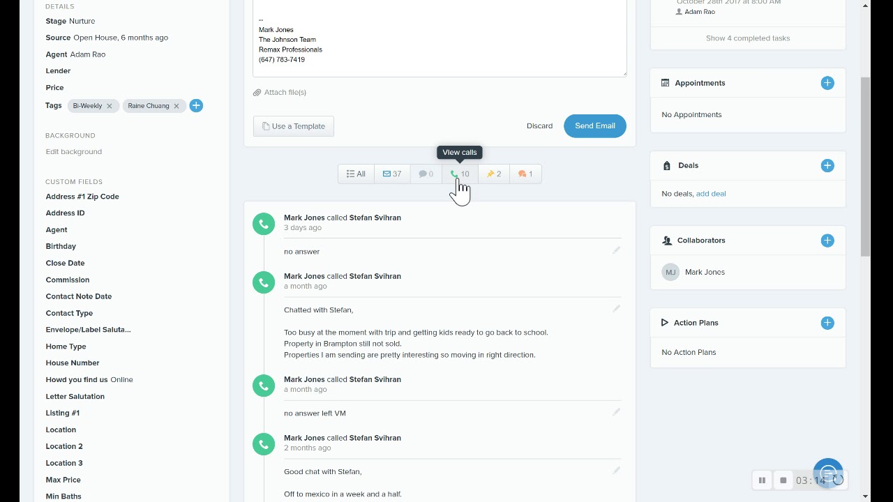 Follow Up Boss 101 - How to use Calendar and Navigate lead - YouTube