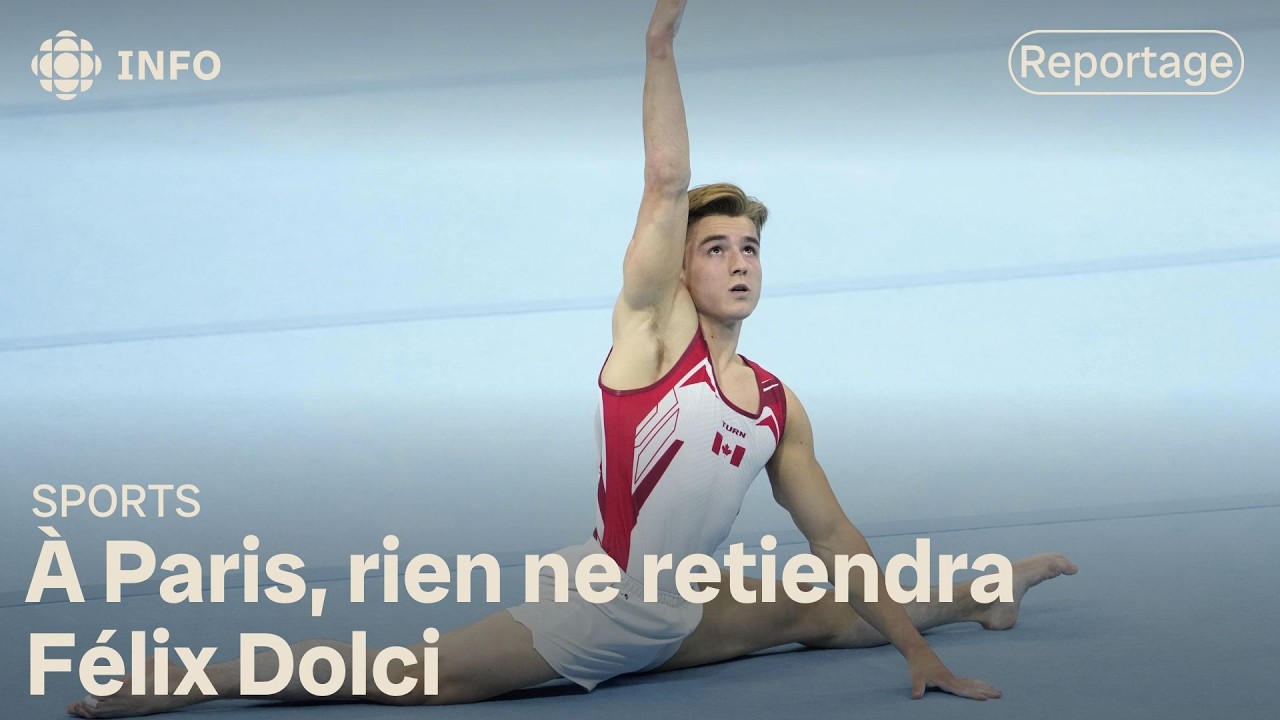 Jeux olympiques 2024 : les espoirs du gymnaste Félix Dolci - YouTube