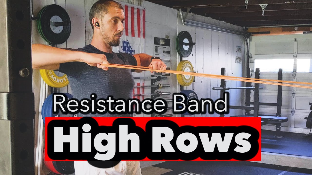 Resistance Band High Row (Demo) - YouTube