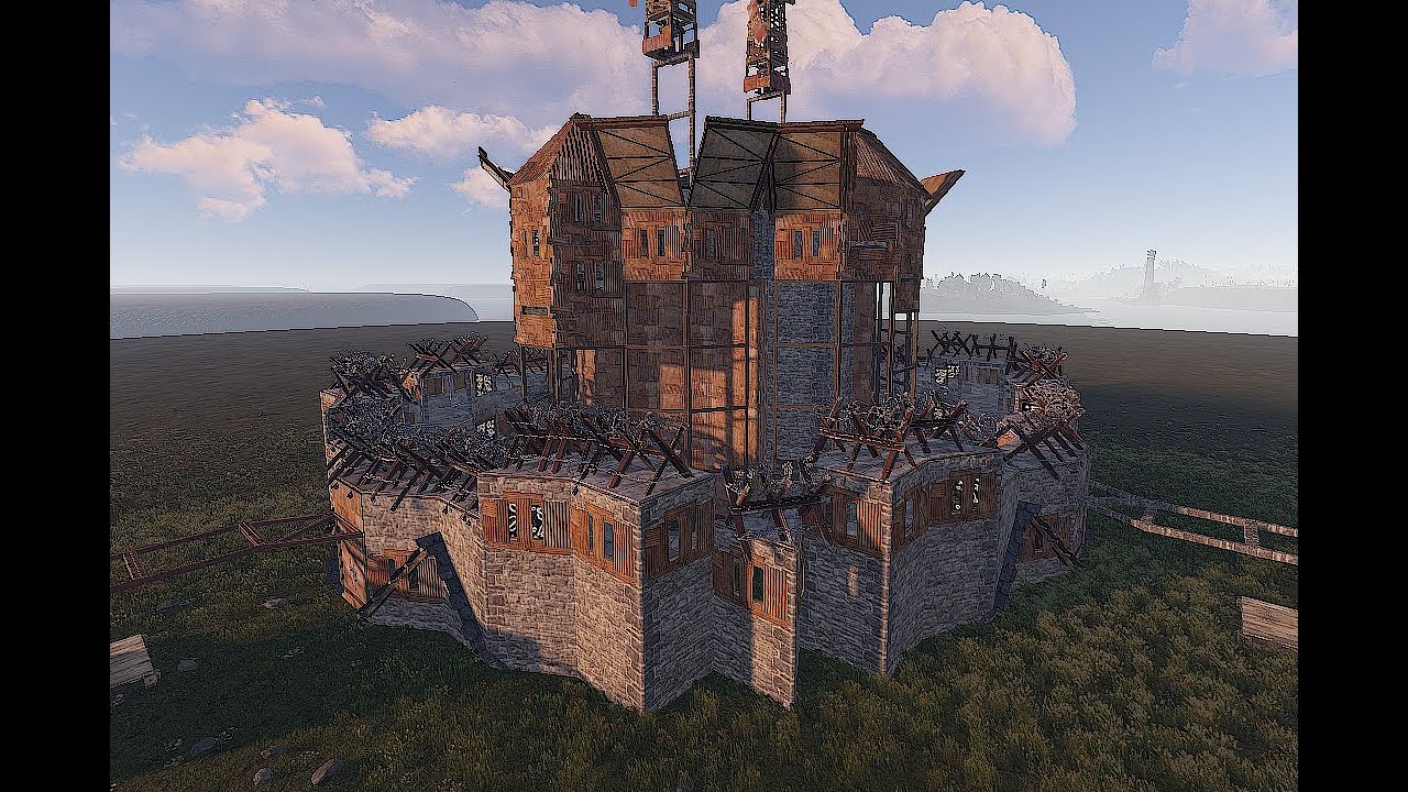 2x1 Small Group Base Open-Core Bunkers | Rust Building Tutorial 2022 ...