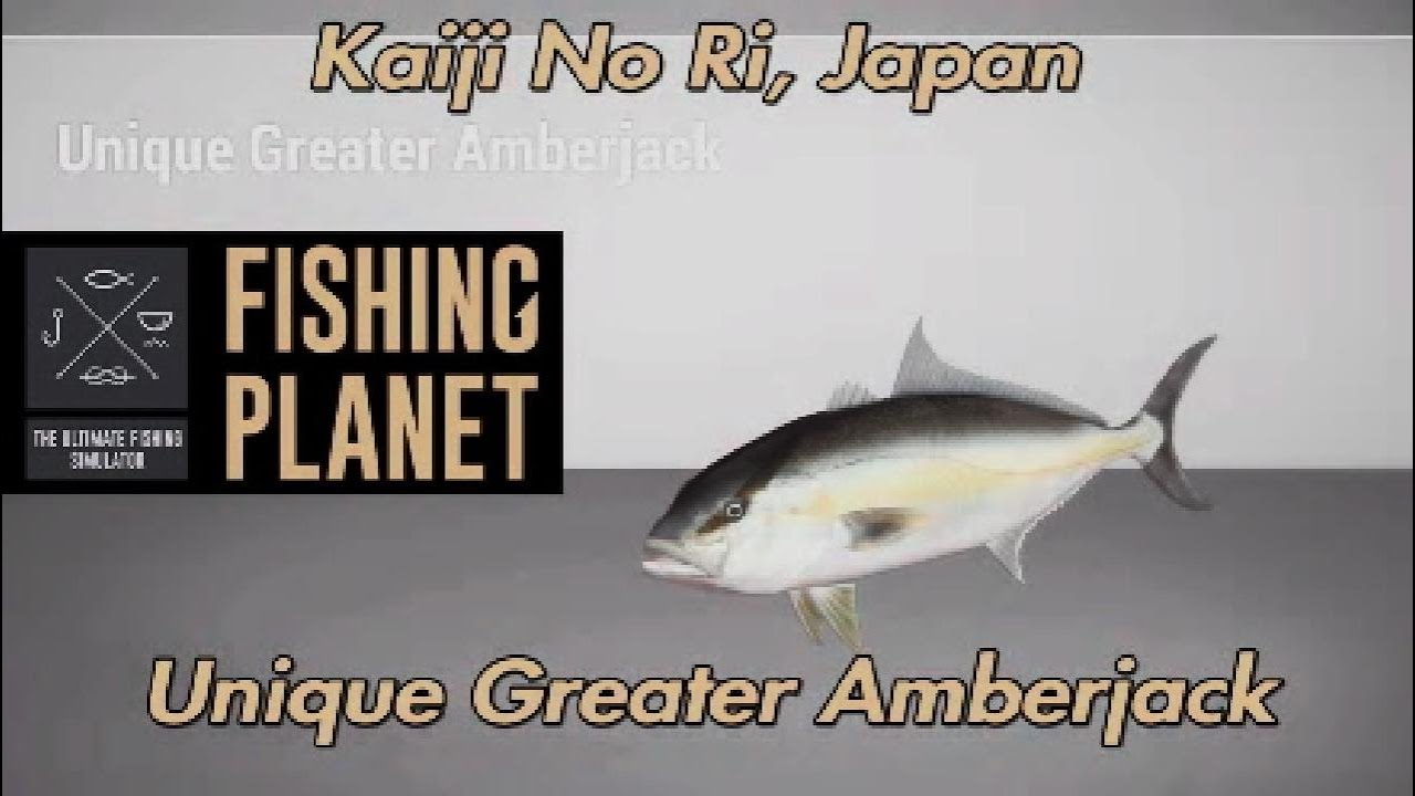 Fishing Planet Unique Greater Amberjack Kaiji No Ri Guide - YouTube