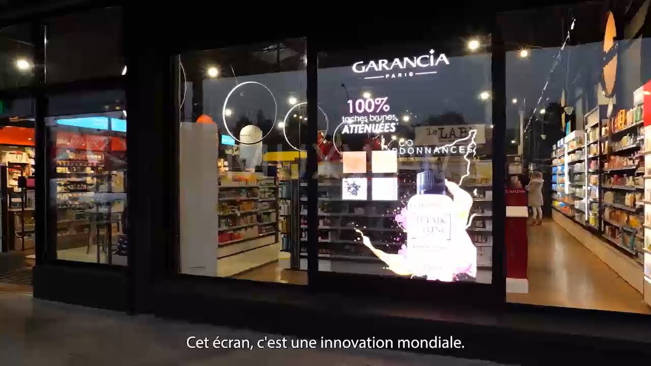 Muxwave Holographic Invisible Transparent Led Screen installed in ...