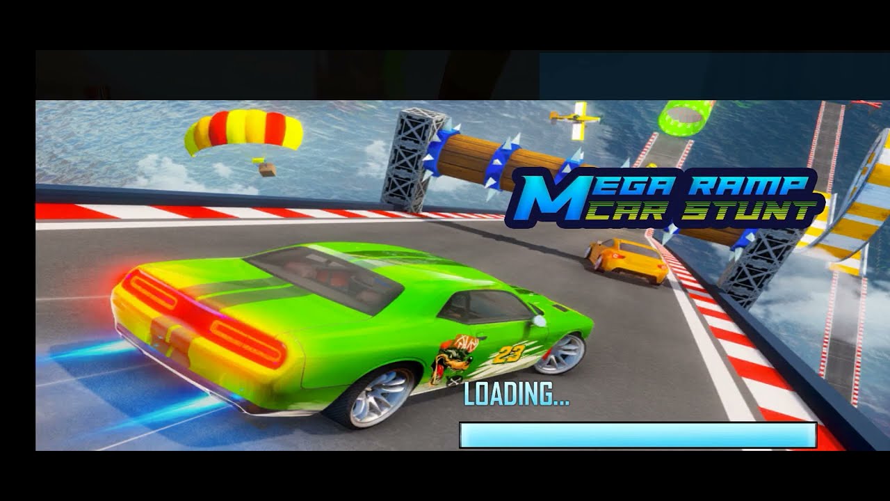 MEGA RAMP CAR STUNT gameplay video - YouTube