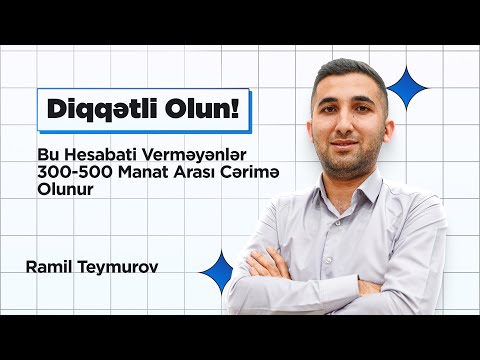4 Əmək Statistik Hesabatı | Ramil Teymurov