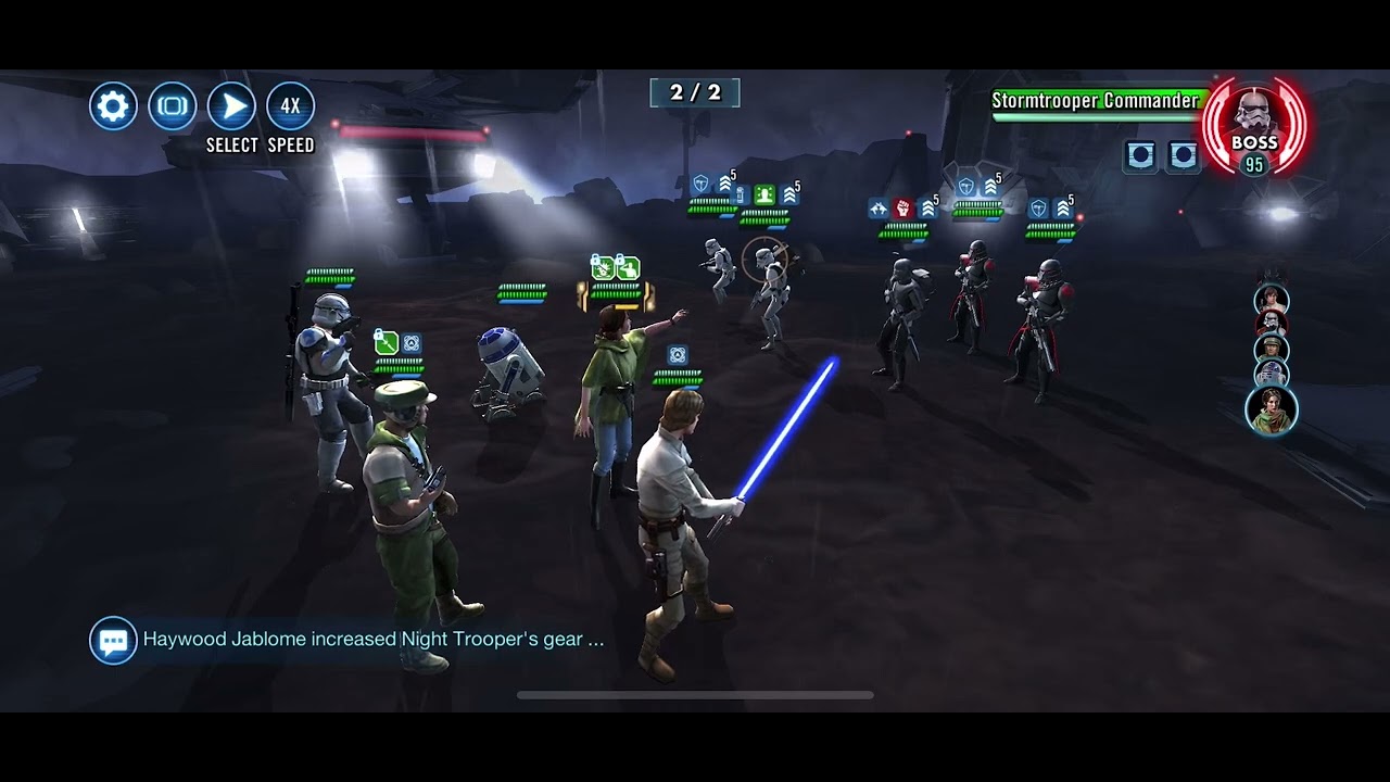 SWGOH Rise of the Empire: Phase 2/3 Light Side Planet Left Combat ...