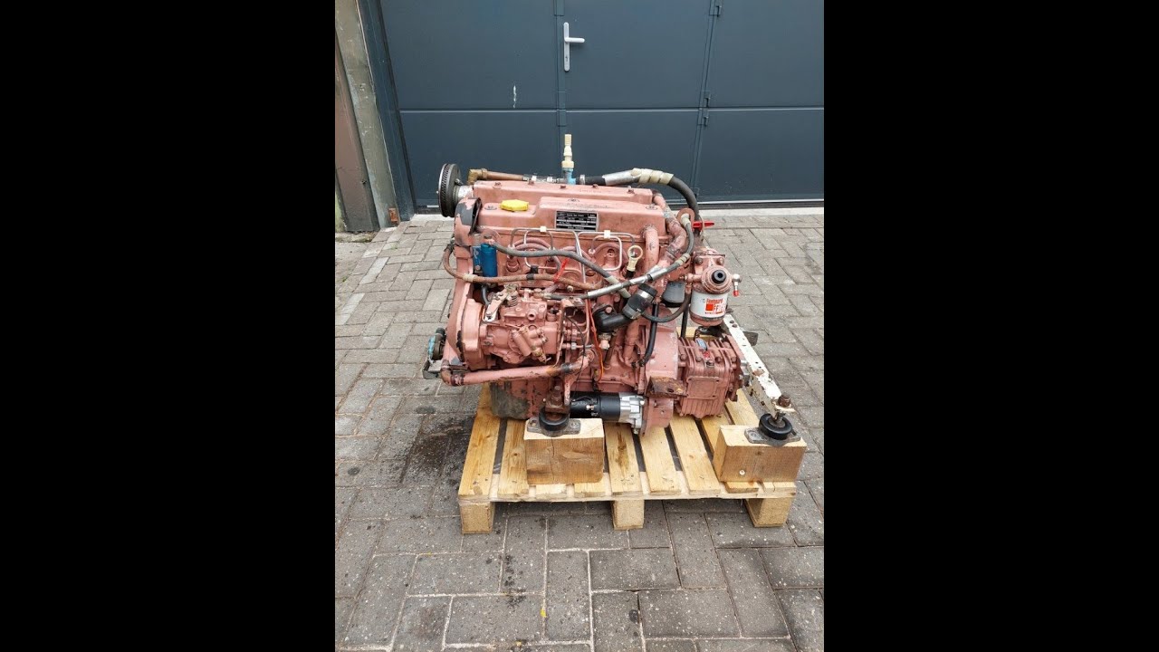 Ford Watermota Diesel Seapanter marine engine 60PS - YouTube