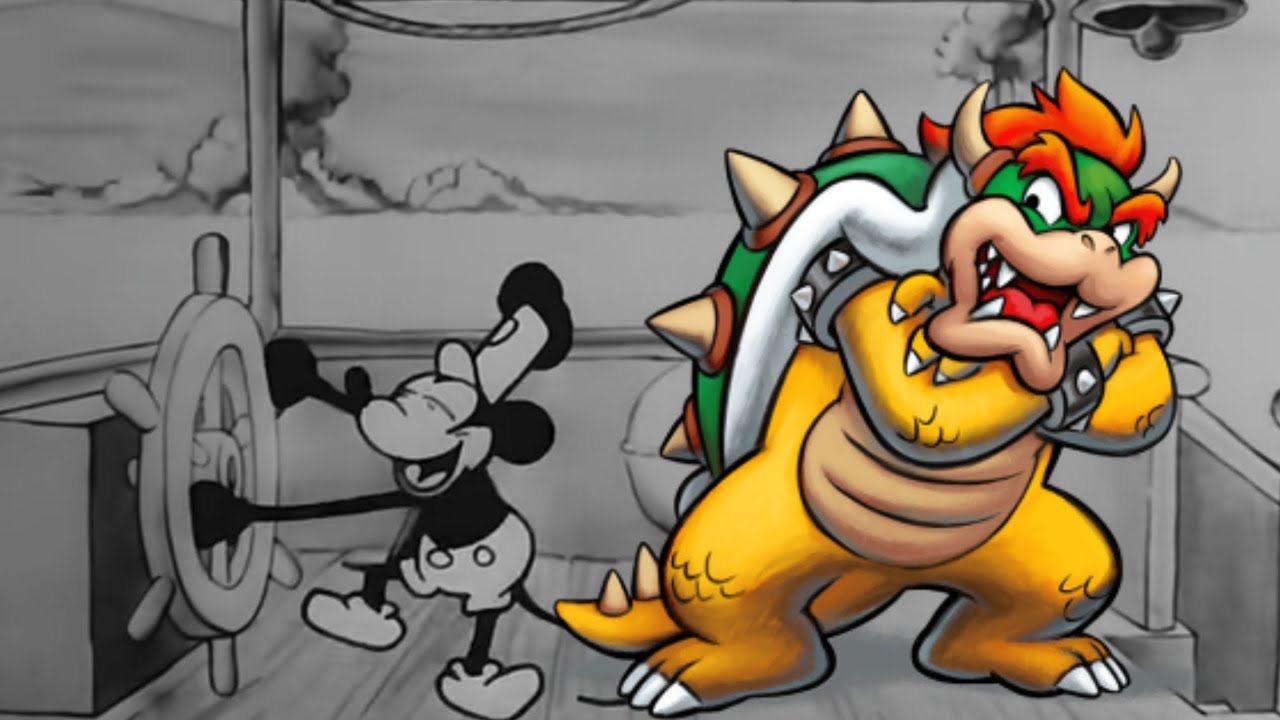 mickey mouse plays deep castle from m&l bowser inside story. - YouTube