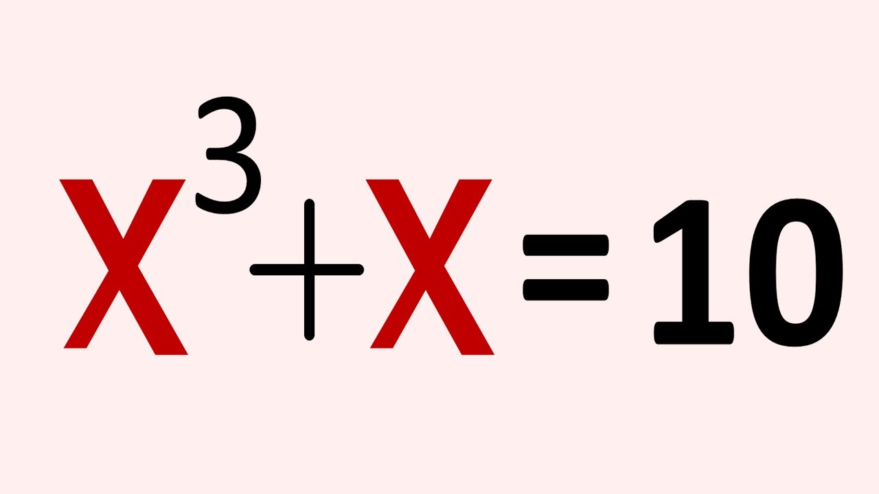 ECUACI N DE GRADO 3 X X 10 Matem ticas B sicas YouTube ECUACI N DE GRADO 3 X X 10 Matem ticas B sicas YouTube