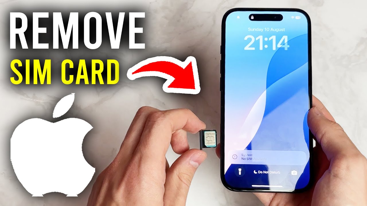 How To Remove SIM Card From iPhone - Step By Step - YouTube
