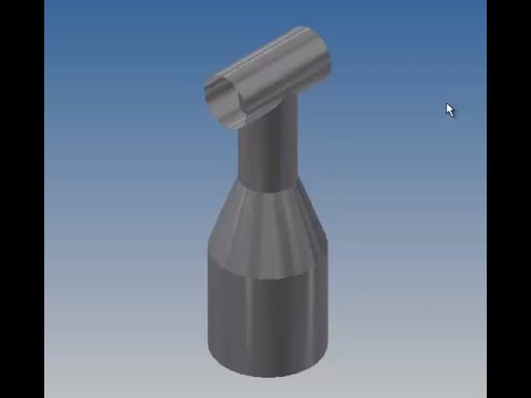 Round duct Sheet metal Autodesk Inventor Part 1 - YouTube