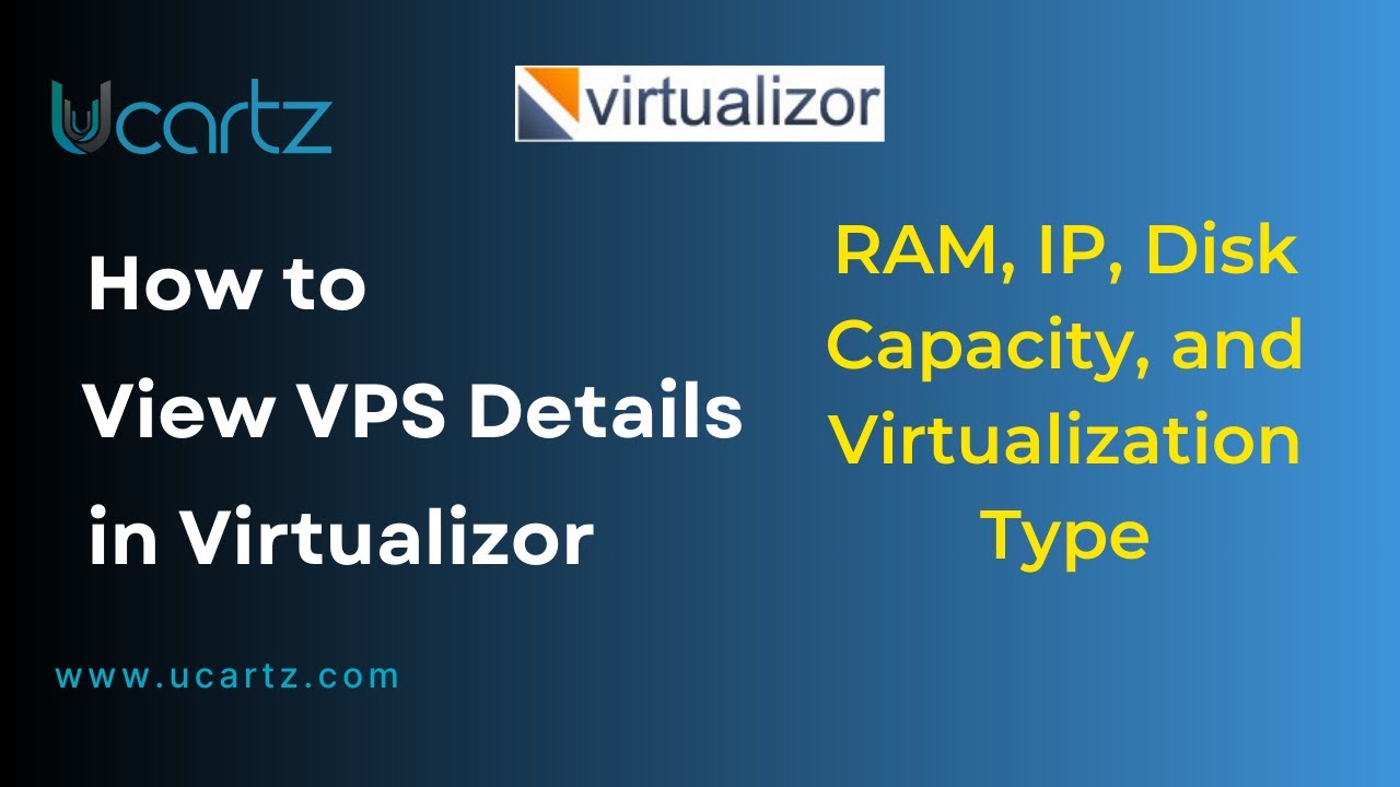 How to View VPS Details: RAM, IP, Disk Capacity, and Virtualization ...