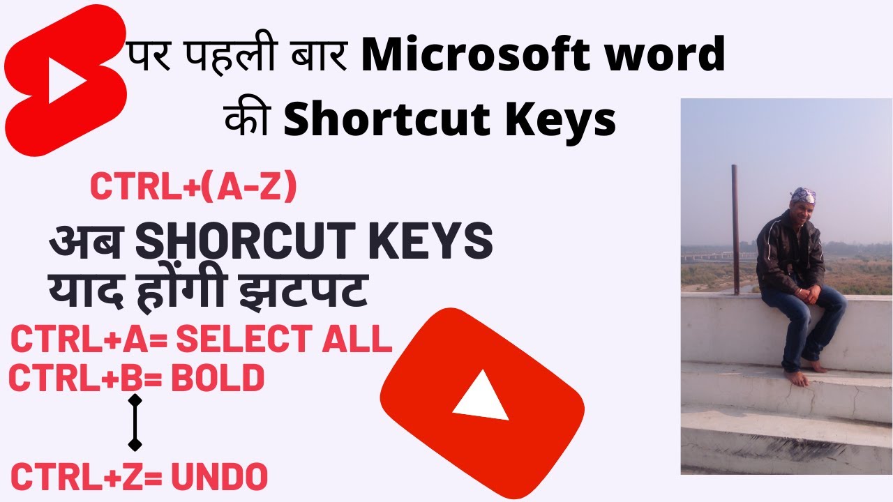 Lets learn shortcut keys of Microsoft word from CTRL+(A to Z) complete ...