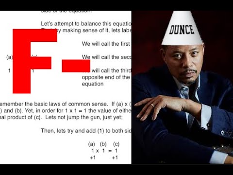 Review of Terrence Howard's "Theory" that 1x1=2. (Part 1) - YouTube