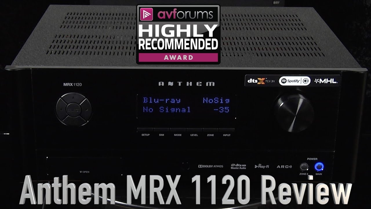 Anthem MRX 1120 11.2 channel AV Receiver Review - YouTube