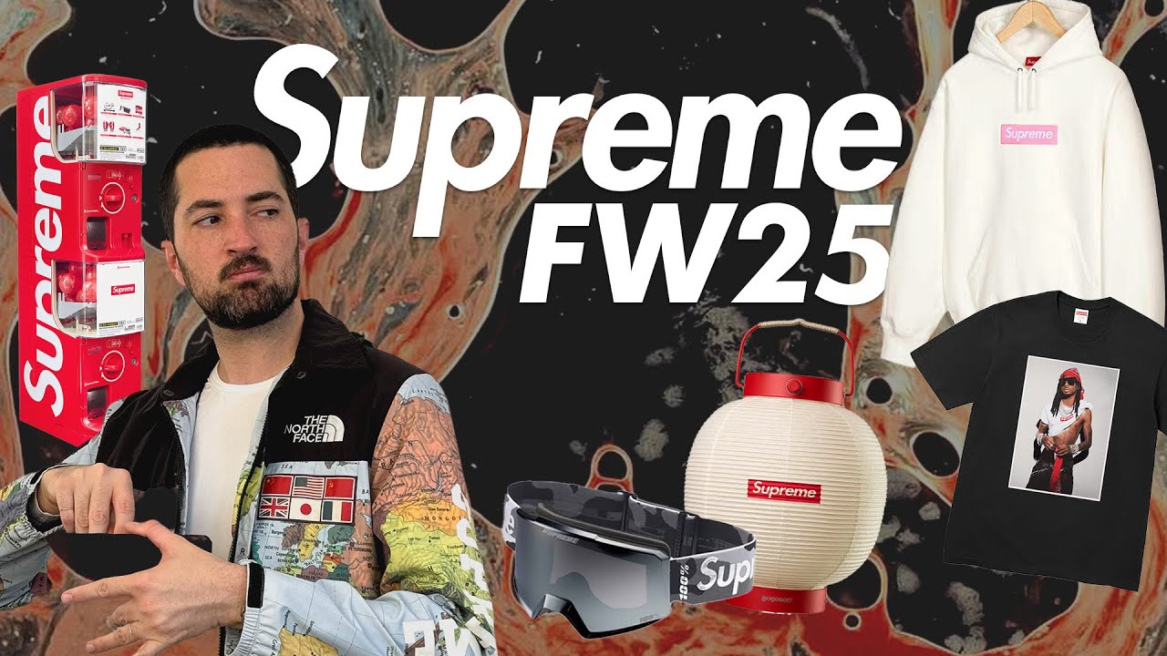 ¡SUPREME FW25! REVIEW COMPLETA - COLABORACIONES, BOX LOGOS, ACCESORIOS ...