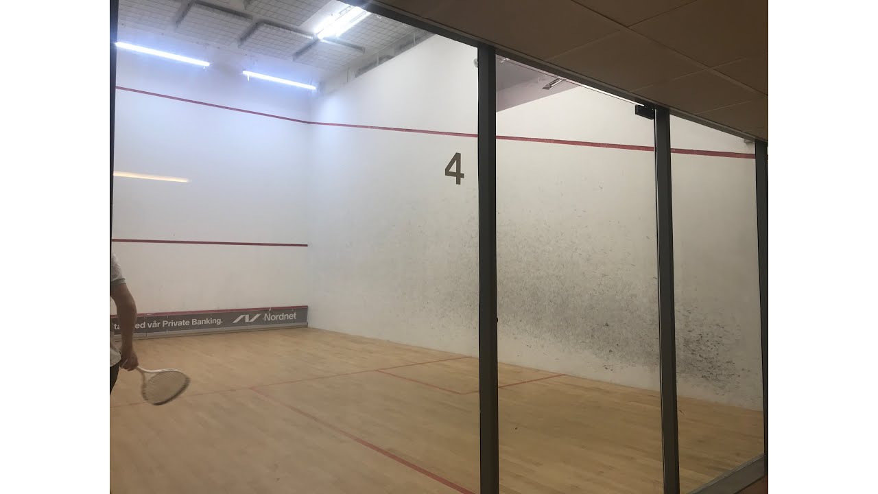Sebastian Hylland vs paul Rengbo - The Club Malmoe Squash Op - YouTube
