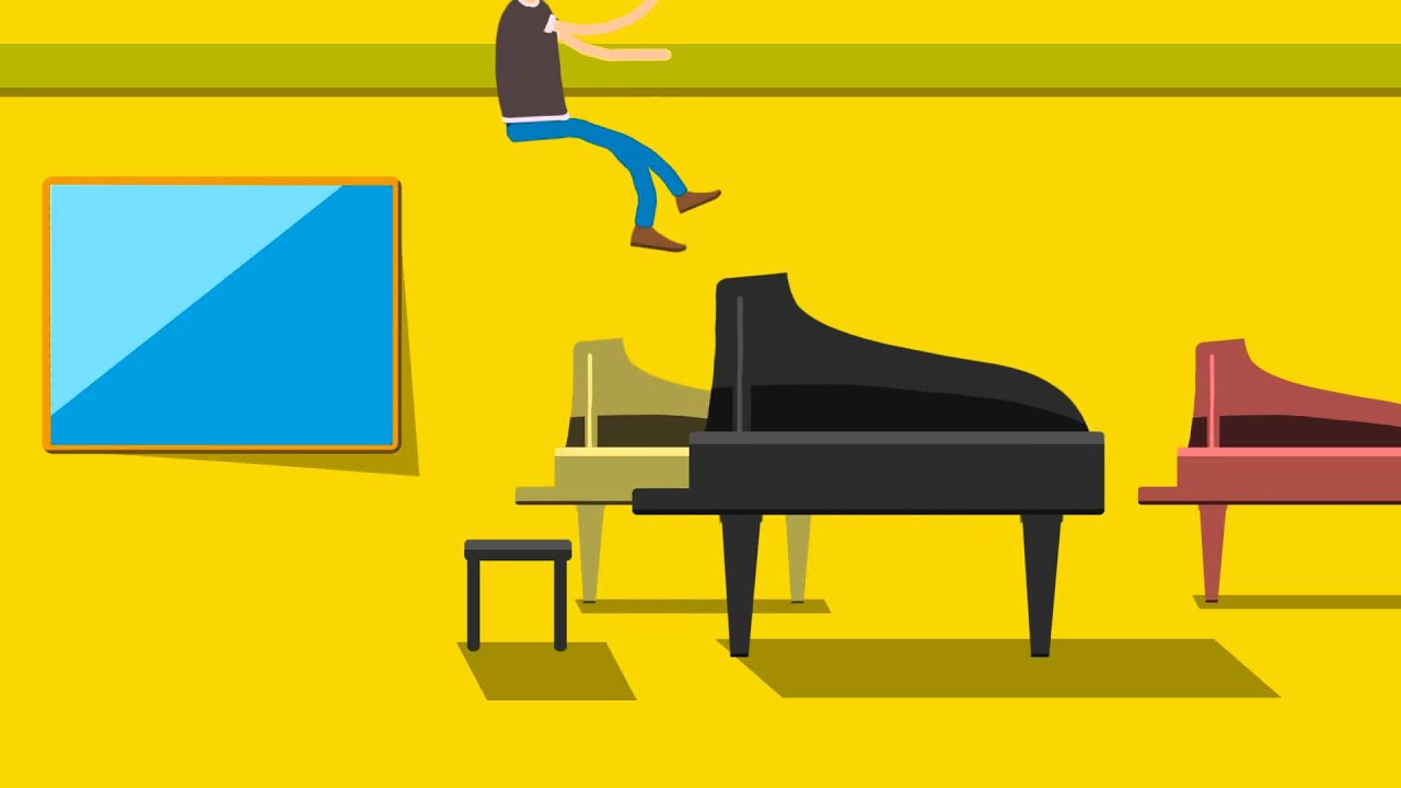 flat style animation - YouTube