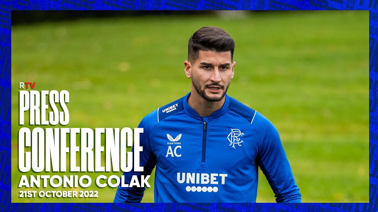 PRESS CONFERENCE | Antonio Colak | 21 Oct 2022 - YouTube