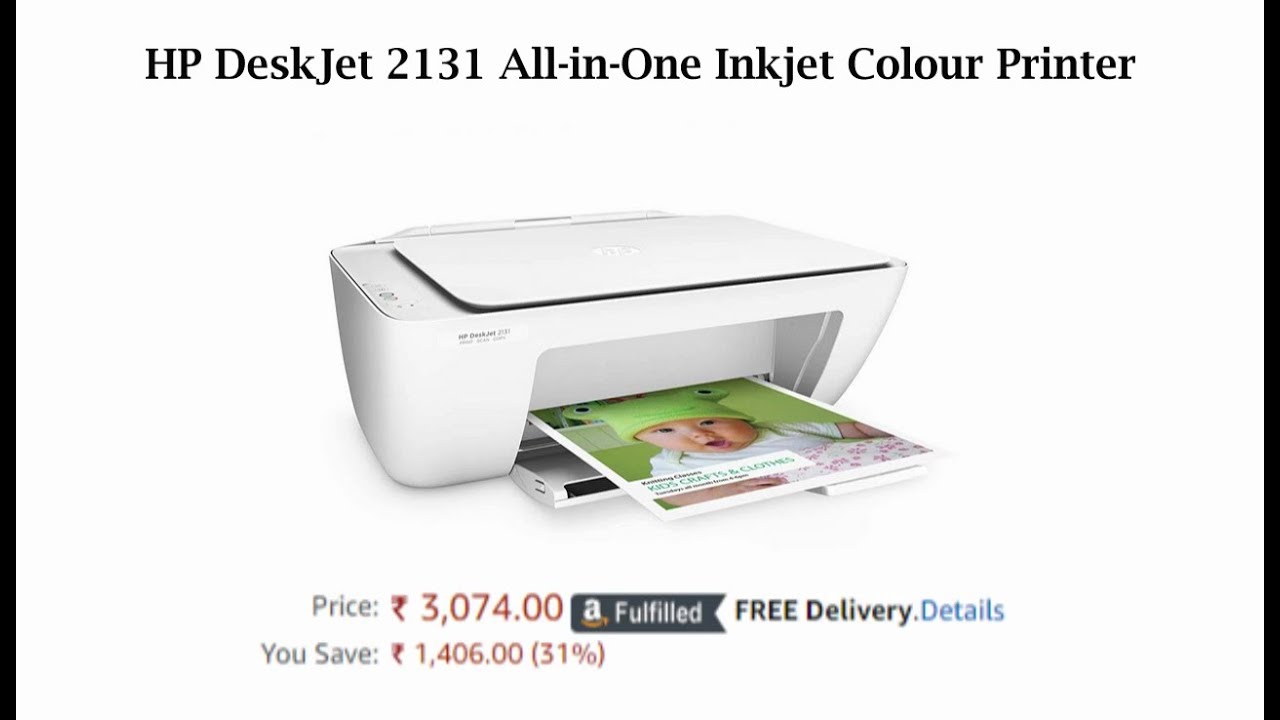 HP DeskJet 2131 All-in-One Inkjet Colour Printer | Customer Reviews ...
