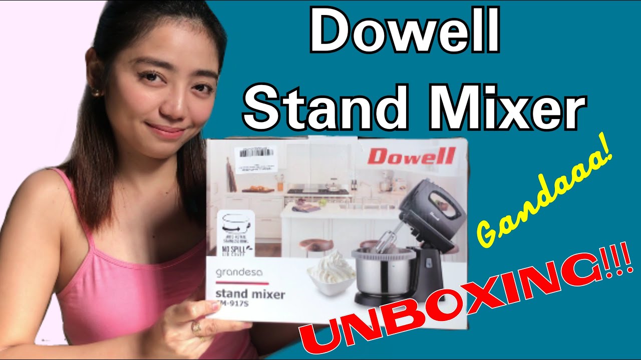 UNBOXING DOWELL STAND MIXER - YouTube