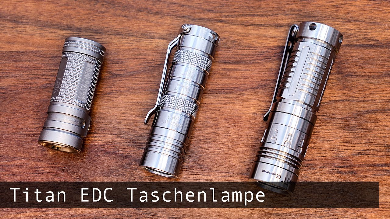 Eagtac D25C Titan - EDC LED Taschenlampe - YouTube