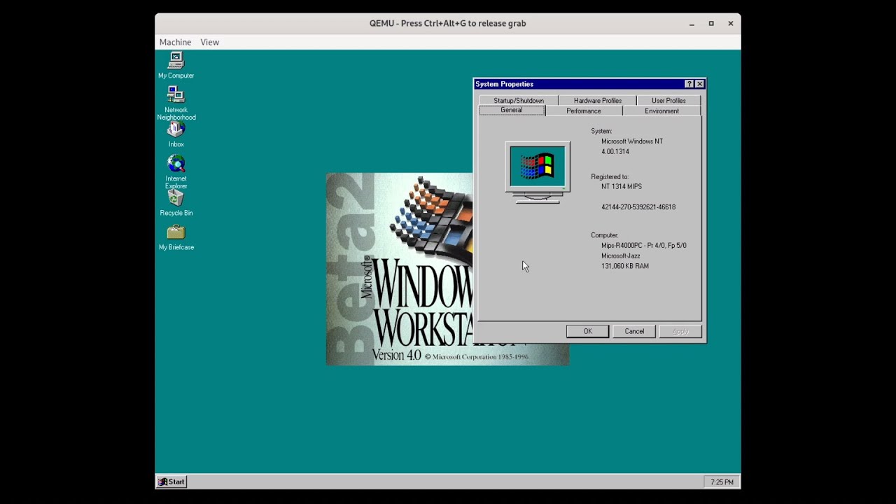 Destroying Windows NT 4.0 Build 1314 MIPS! - YouTube