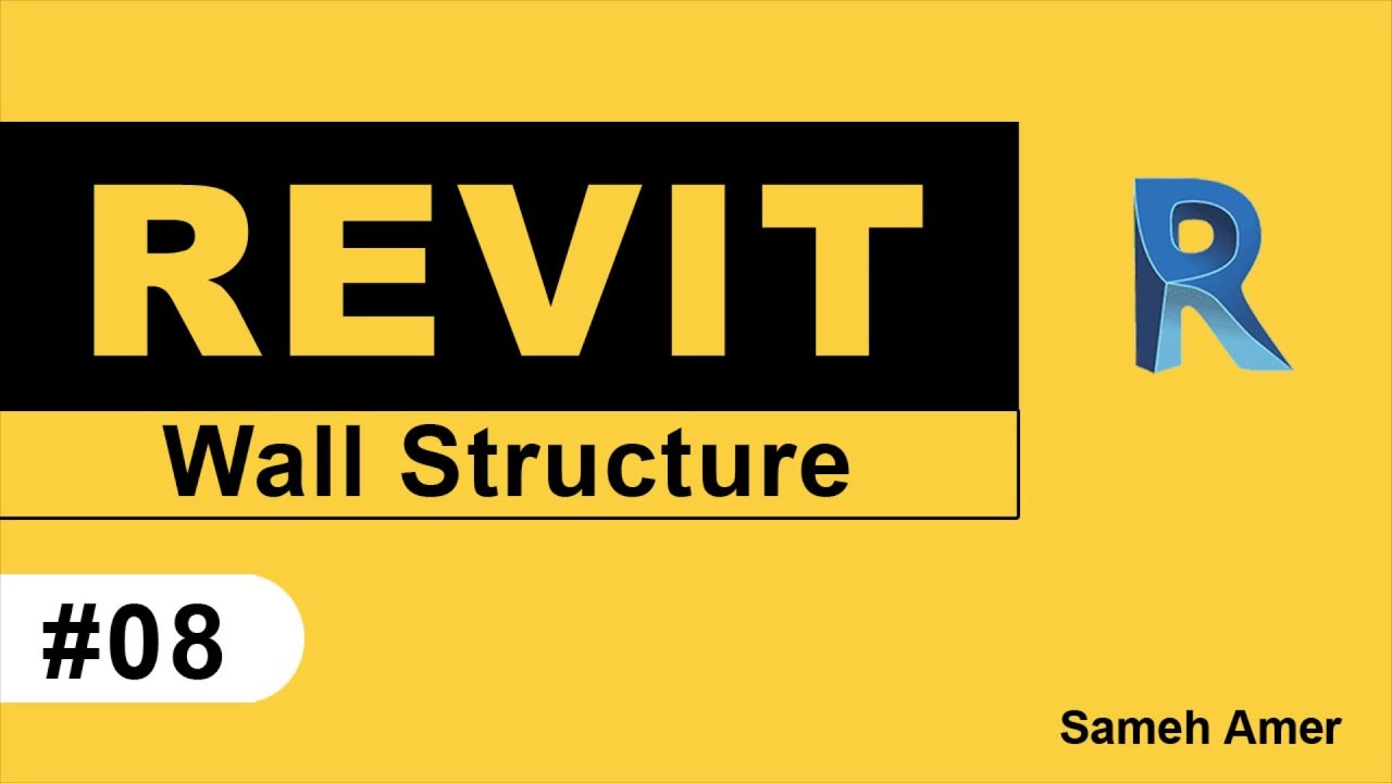 #08 Revit Architecture Wall Structure - YouTube