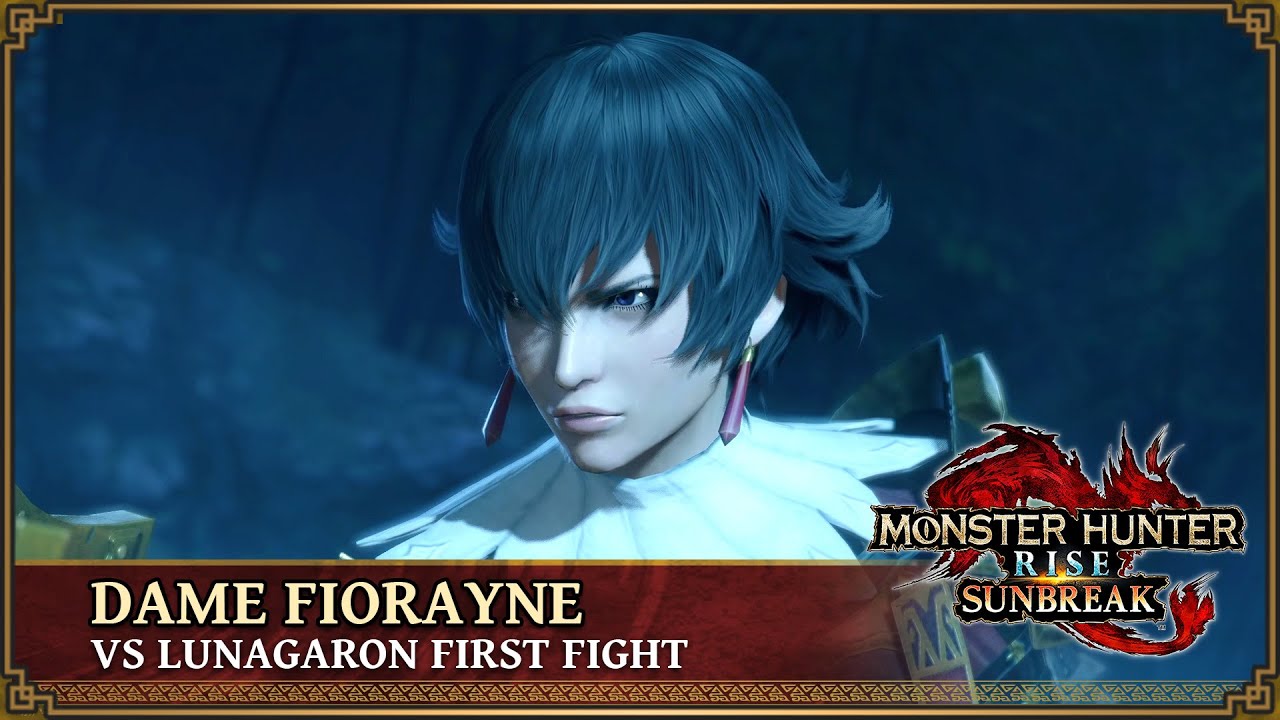 Monster Hunter SUNBREAK - Dame Fiorayne vs LUNAGARON First Fight ...