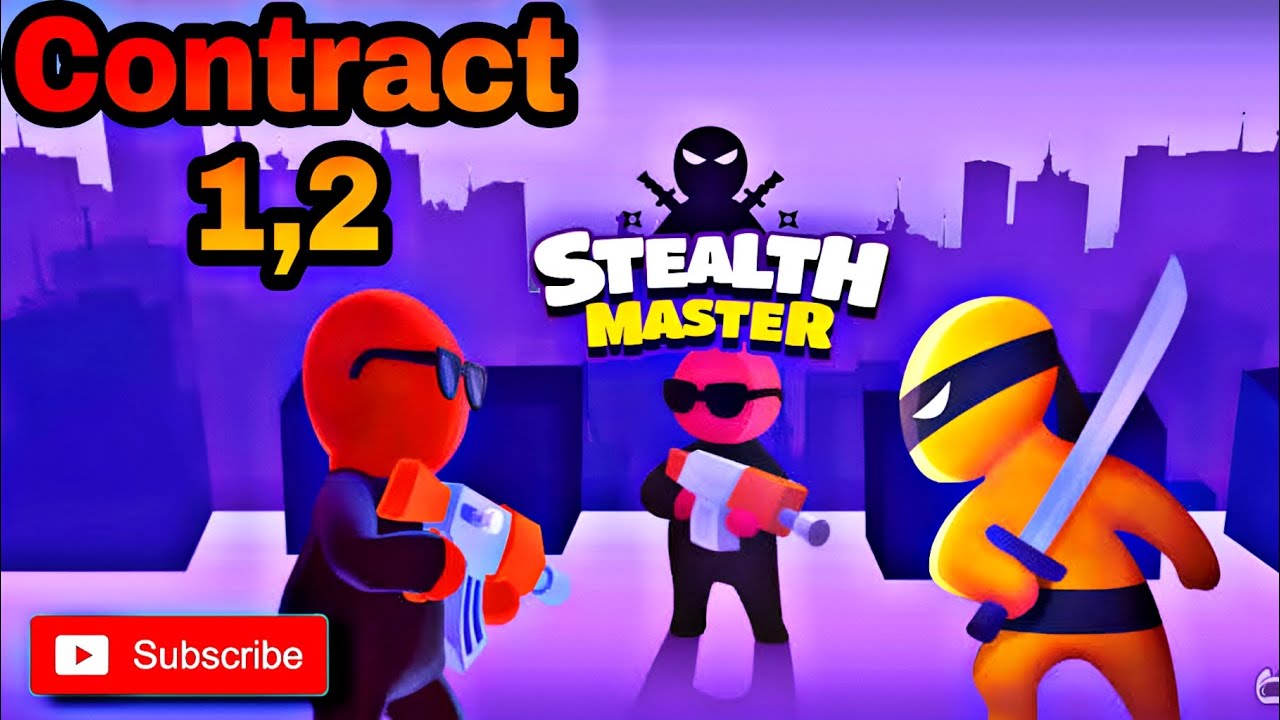 Stealth Master |Contract 1,2 | Android Gameplay Walkthrough - YouTube