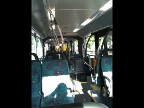 Triple bendy bus in Luxembourg - YouTube