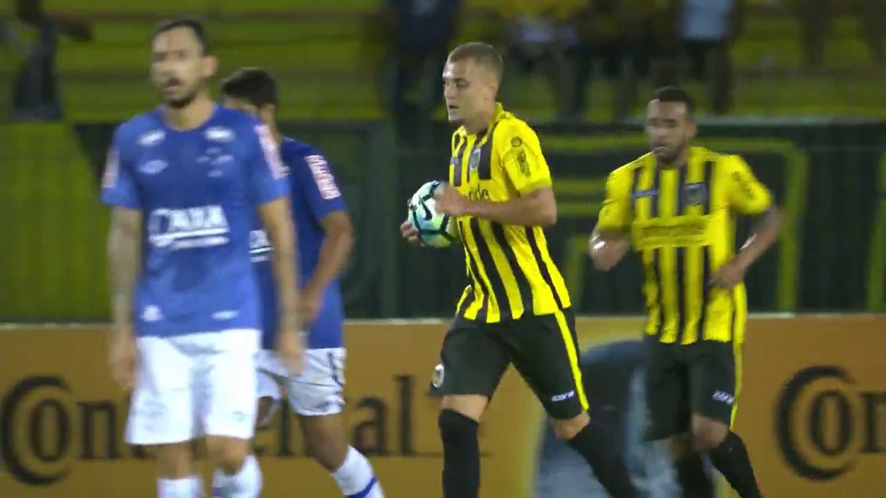 O gol de Higor Leite para o Volta Redonda contra o Cruzeiro pela Copa ...