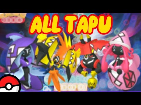 ALL TAPU LOCATIONS IN POKÉMON BRICK BRONZE - YouTube