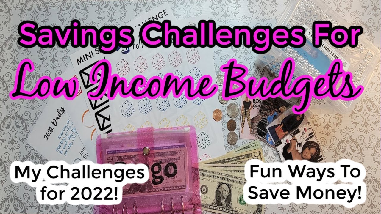 Savings Challenges For Small Budgets | Low Income Savings Challenges ...