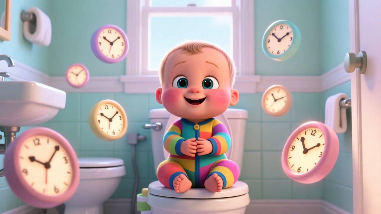Happy Potty Time Fun 🚽🎶 Fun Potty Training Song for Kids | Learn Daily ...