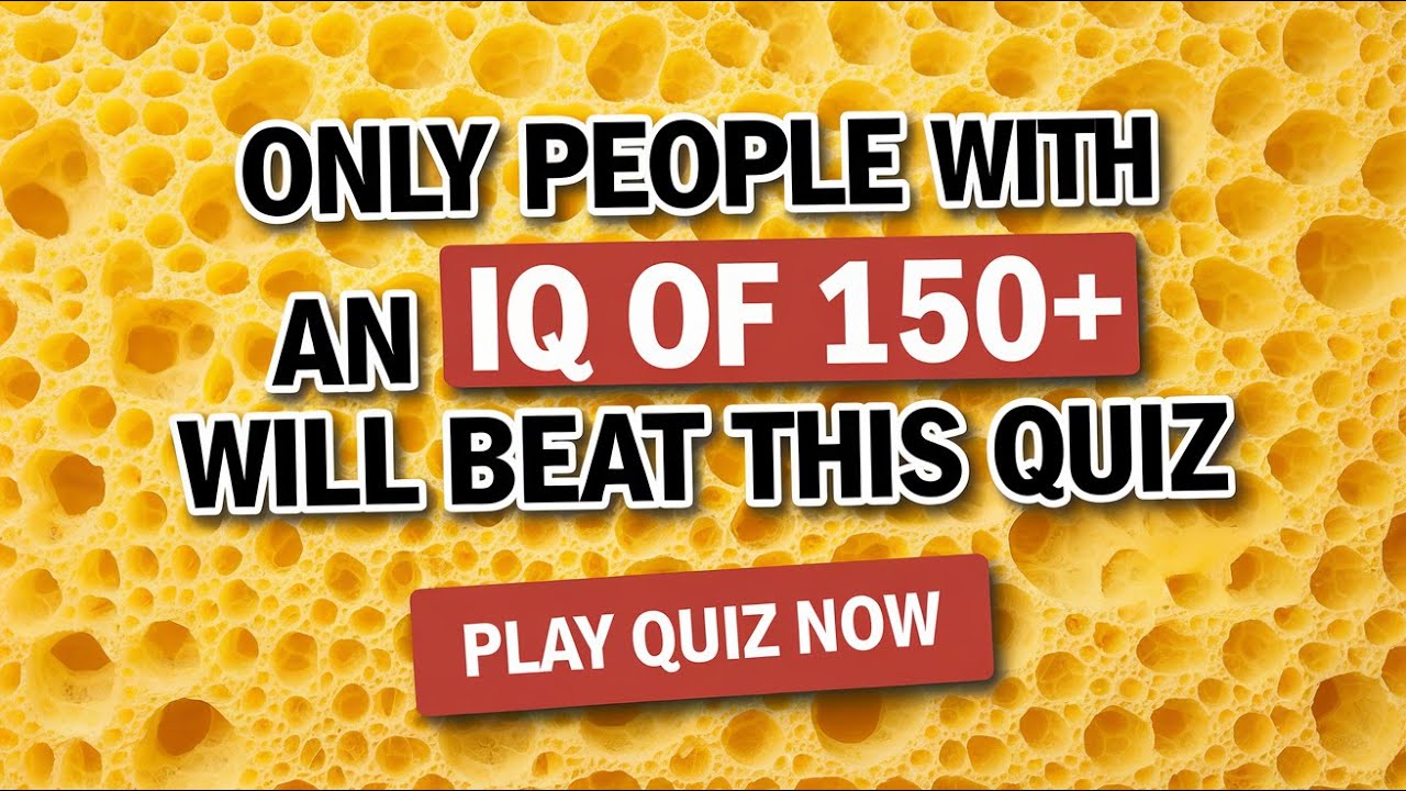 High IQ trivia quiz - YouTube