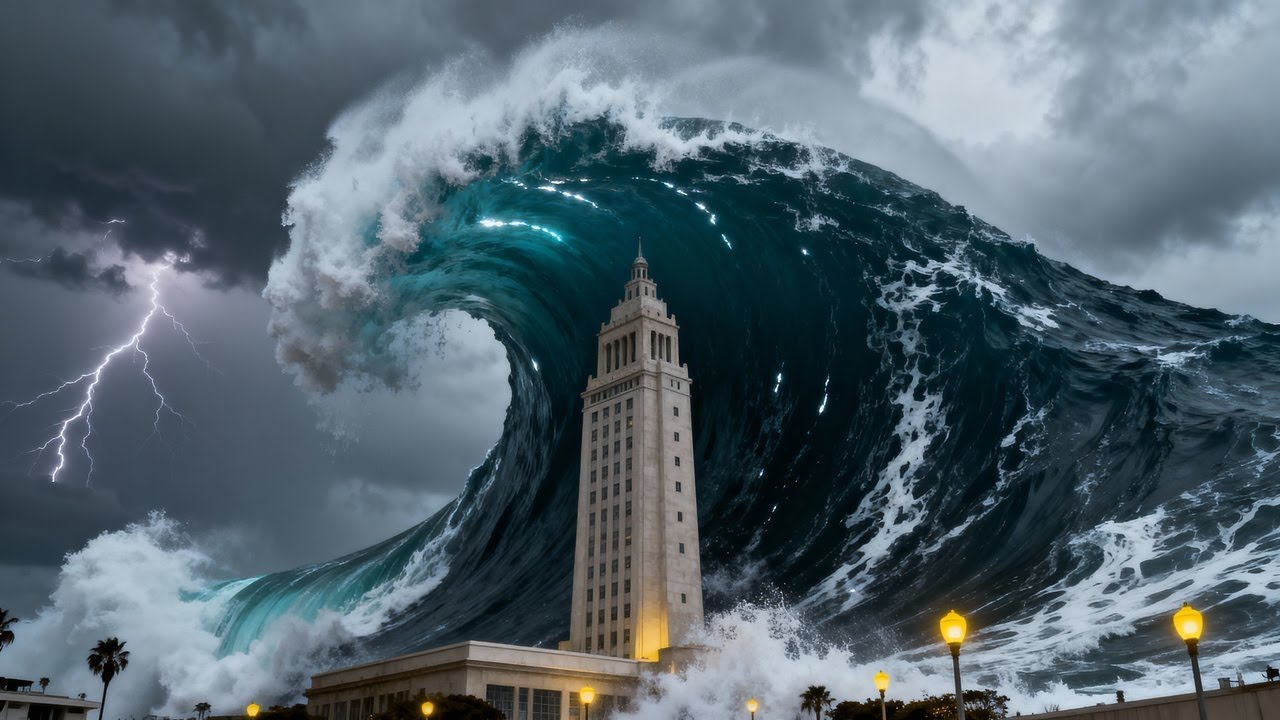 Mega Tsunami 500M: Catastrophic Waves Engulf San Diego Coast (2025 ...
