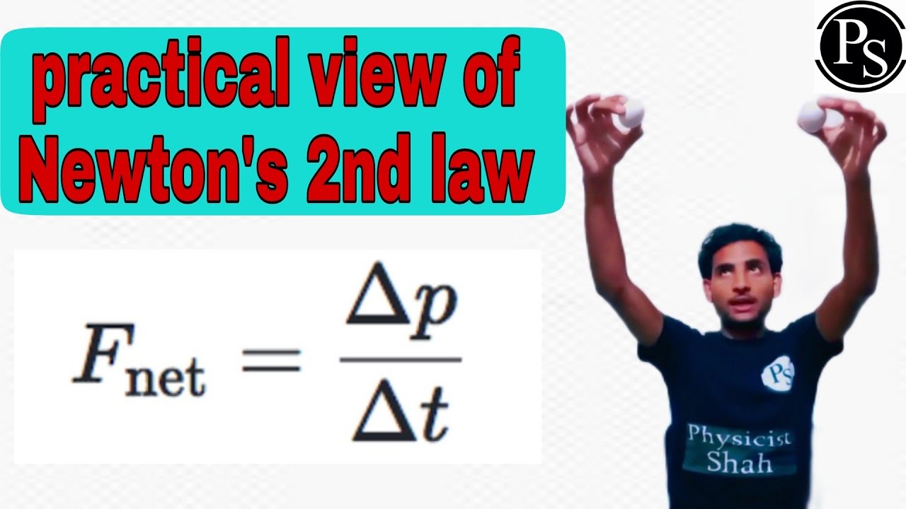 Practical view of Newton's Second Law |Practical view of F=Del(P)/Del(t ...