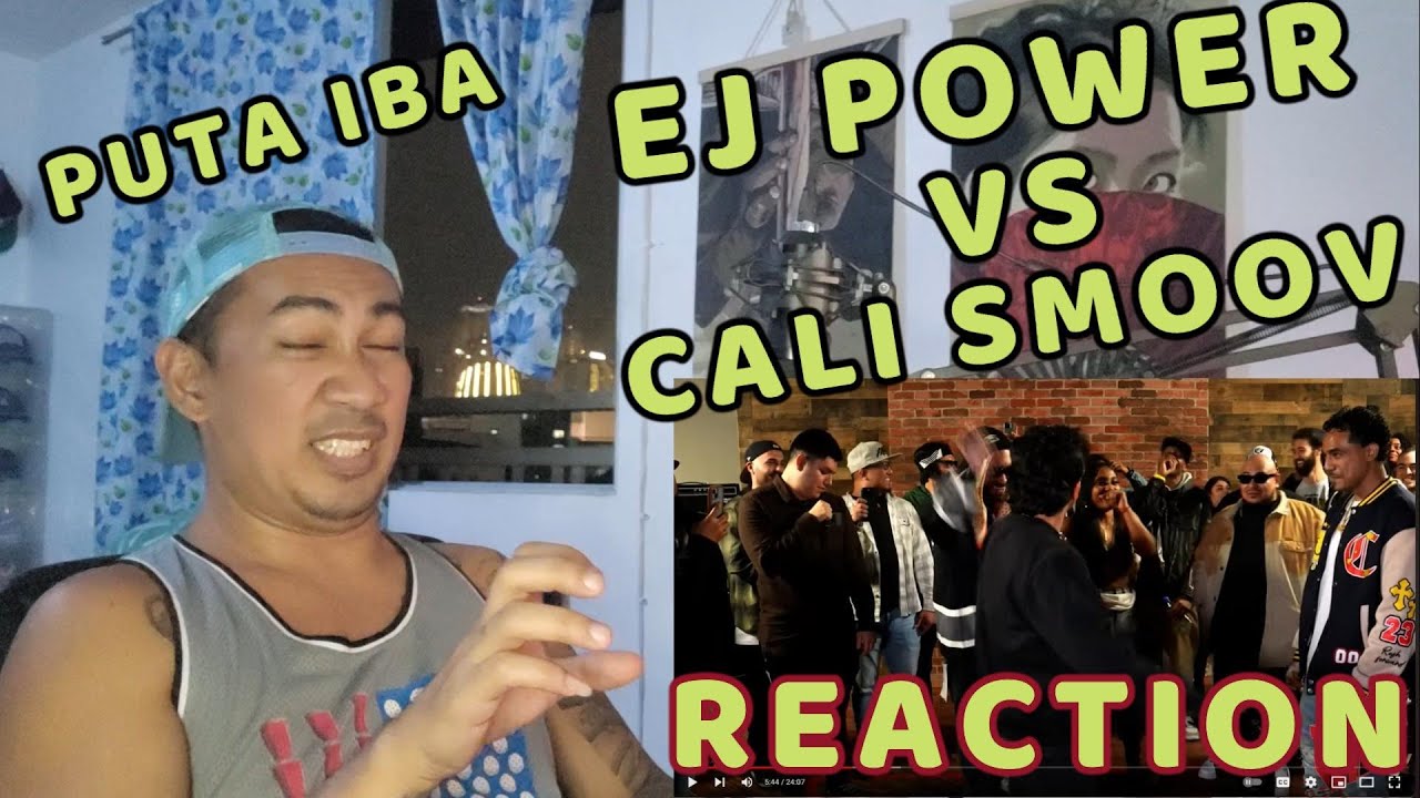 EJ Power (FlipTop) vs Cali Smoov | Philippines vs USA | Rap Battle ...