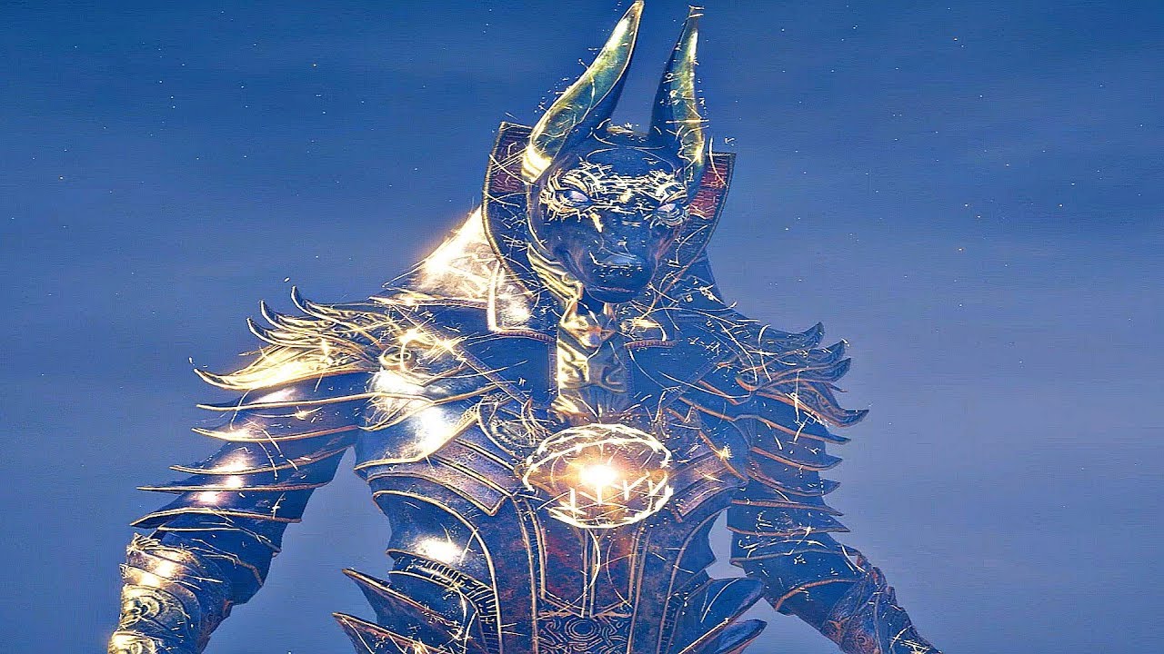 Assassin's Creed Origins - Anubis Boss Fight (Trial of the Gods) - YouTube