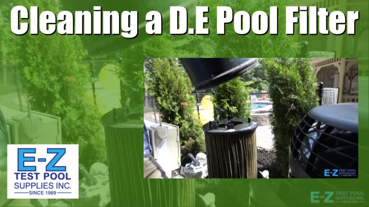 How to Clean a D.E. Pool Filter - YouTube