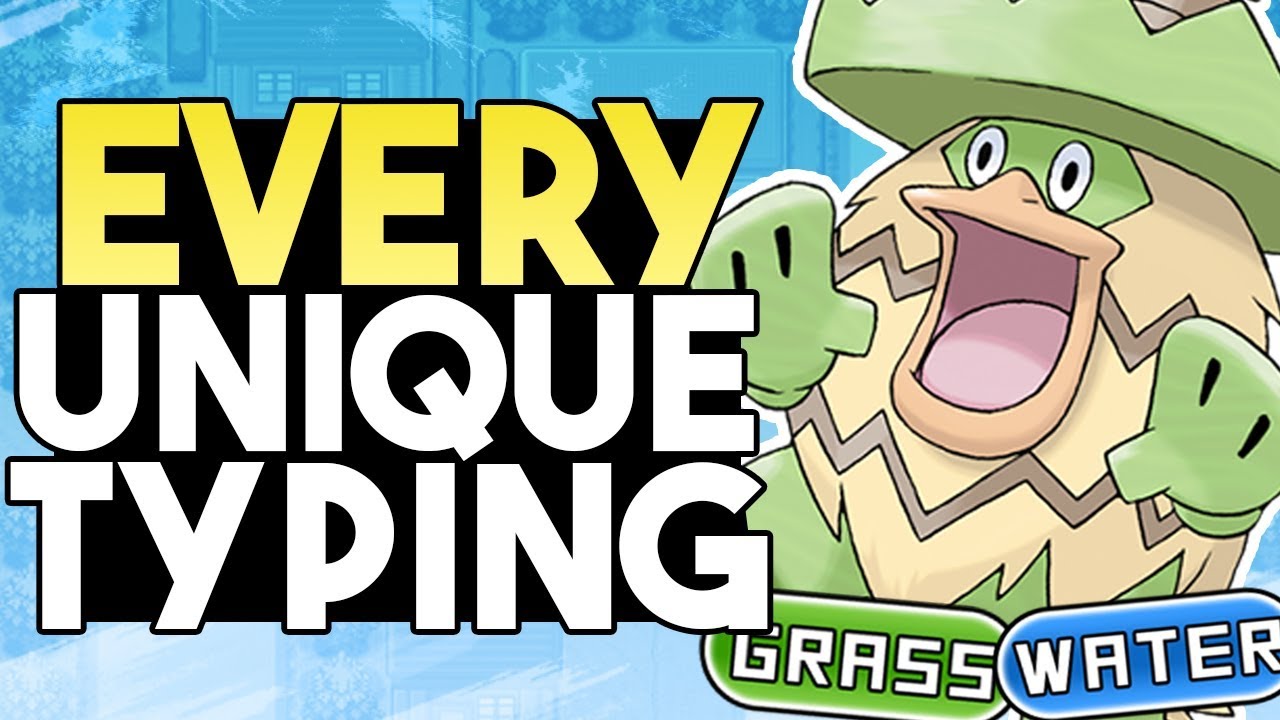 EVERY Pokemon With A Unique Type Combination - YouTube